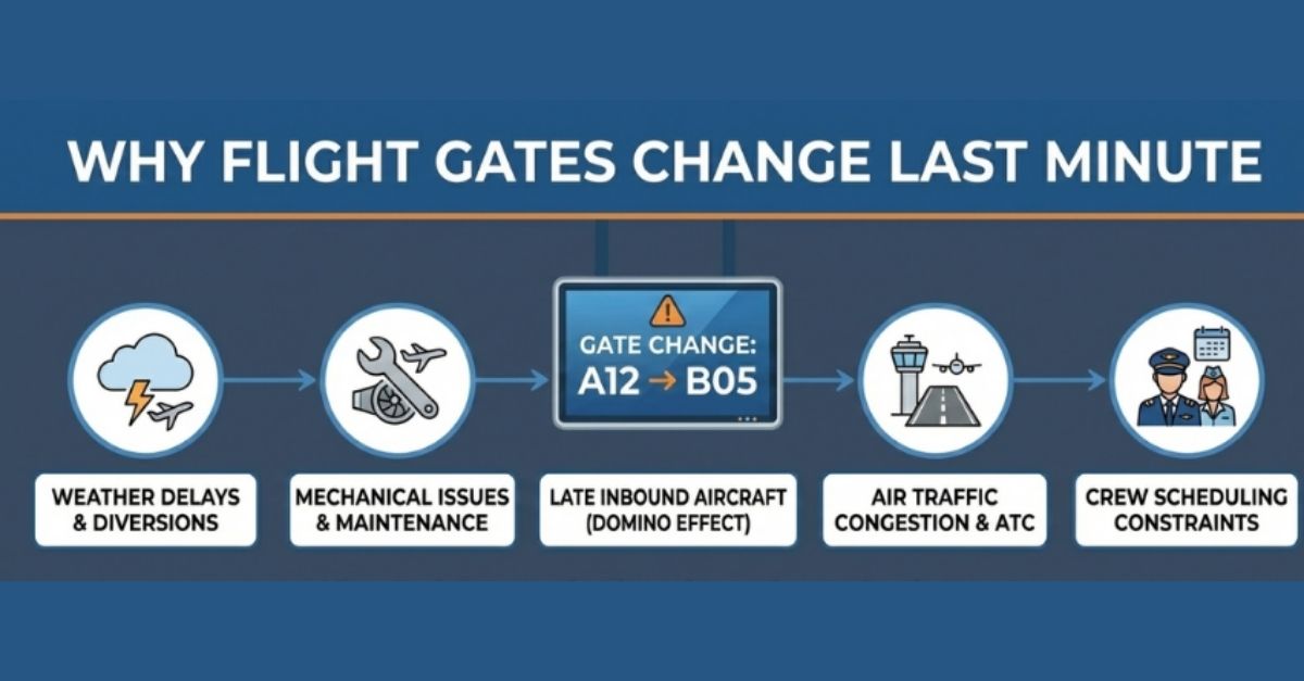 Why Do Flight Gates Change at the Last Minute?